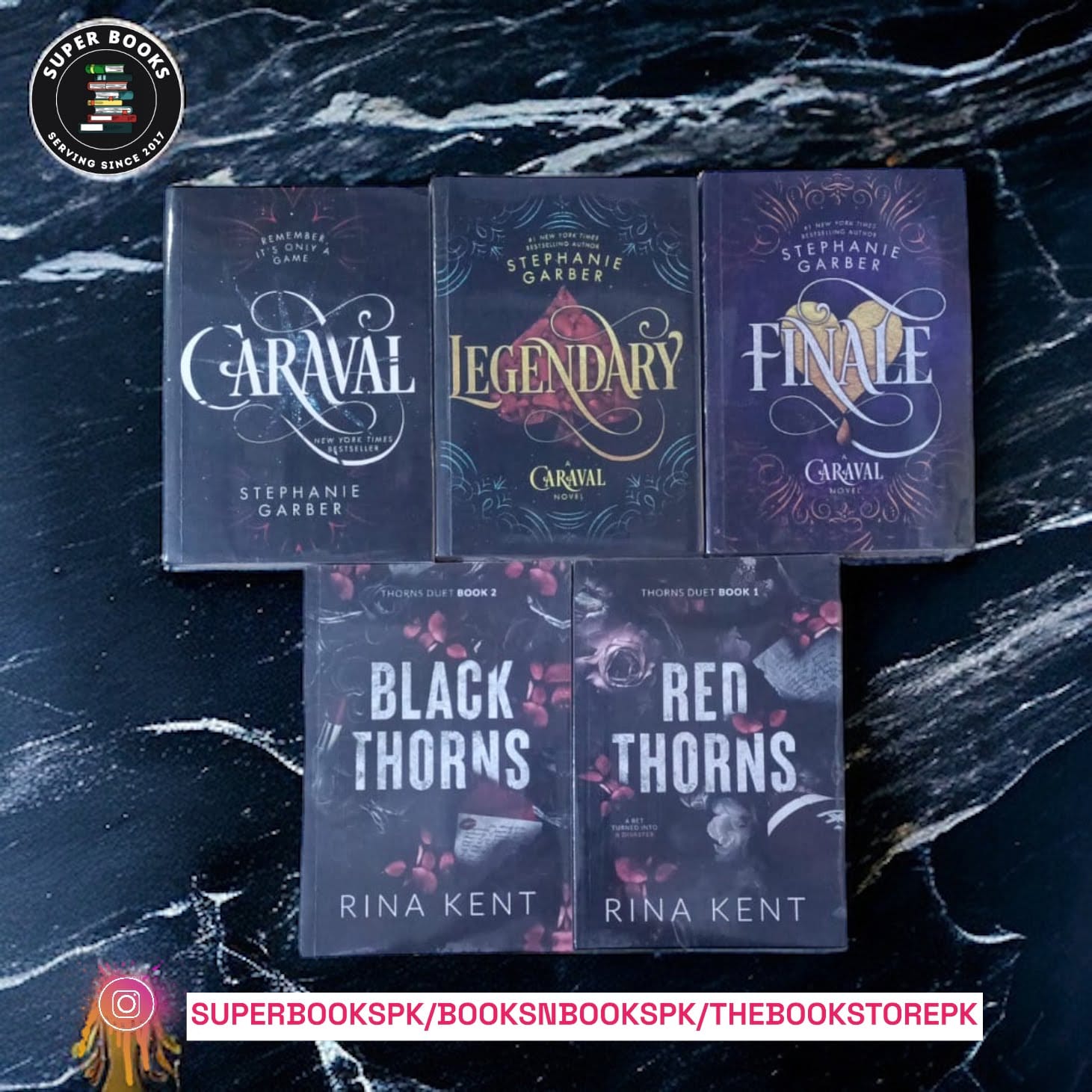 CARAVAL SERIES + THORNS SERIES – Pick a Book Pakistan